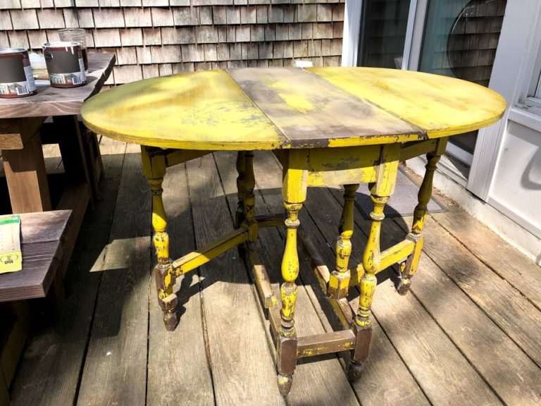 Vintage Table Restoration - Old Yankee Farmhouse