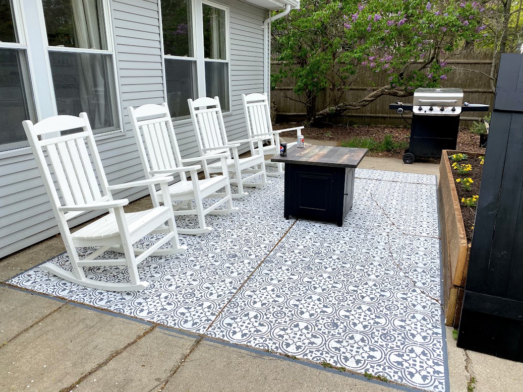Patio/Back of House Makeover - Old Yankee Farmhouse