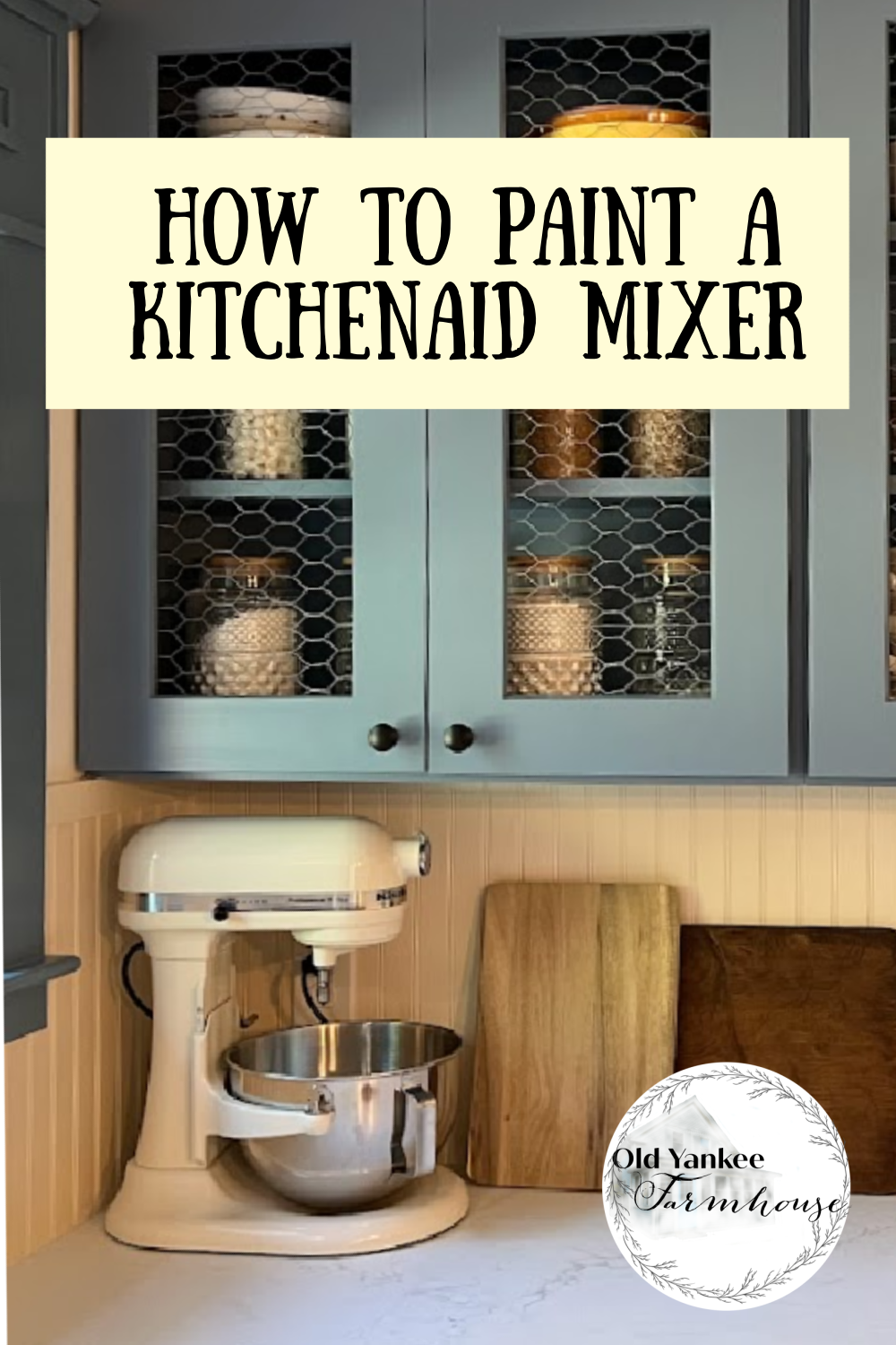 Painting a KitchenAid Mixer - Old Yankee Farmhouse